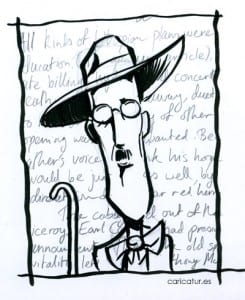 Bloomsday 2020 - Still Haven't Finished It. (James Joyce Caricature)