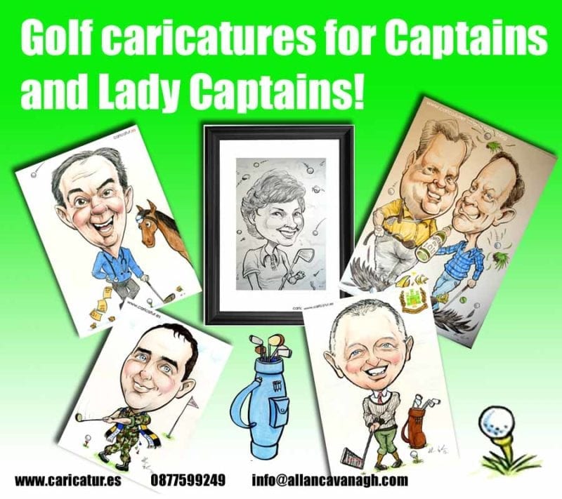 lady captains day ideas Archives – Caricatures Ireland by Allan Cavanagh